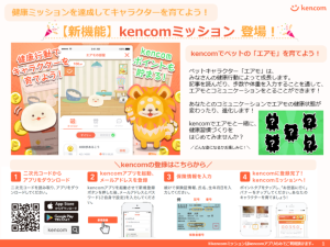ケンコム新機能「Kencomミッション」のお知らせ – サンスター健康保険組合